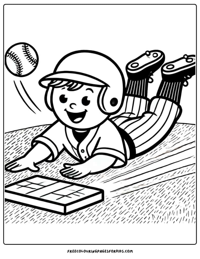 24 Baseball Coloring Pages