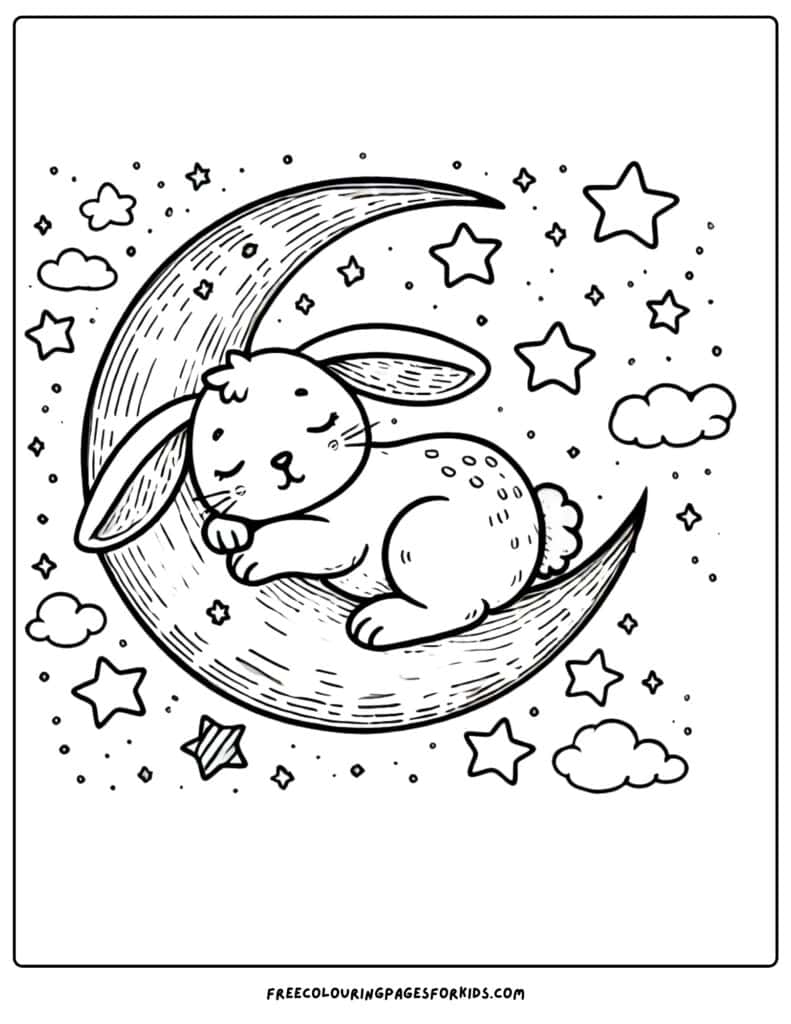 17 Bunny Coloring Pages