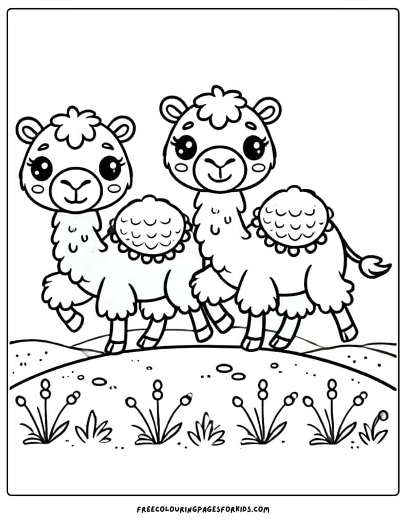 25 Desert Coloring Pages