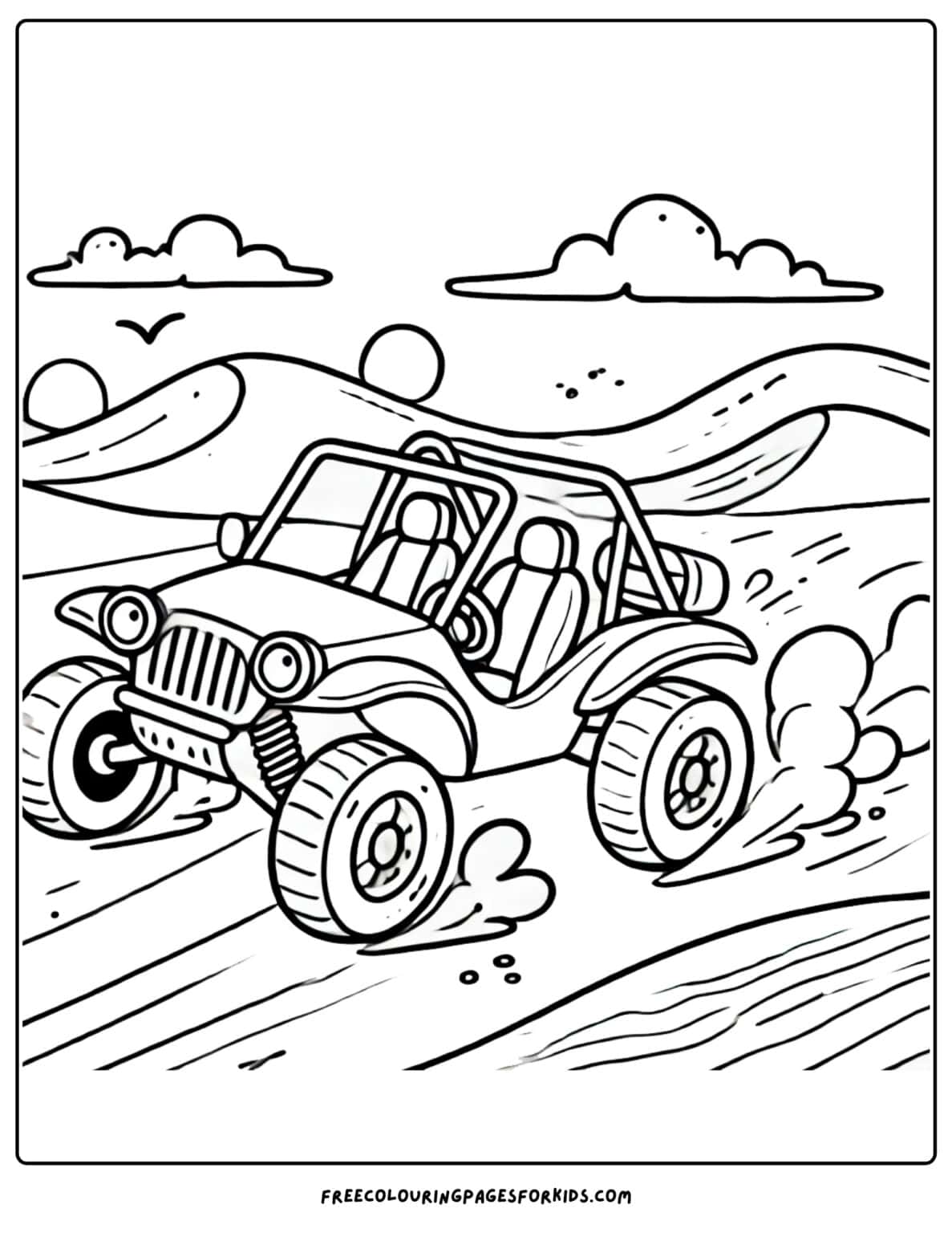 25 Desert Coloring Pages