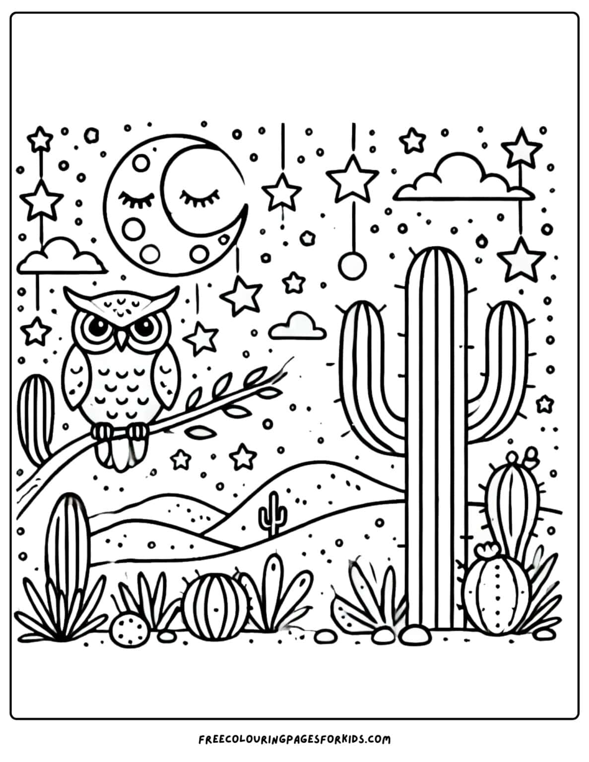 25 Desert Coloring Pages