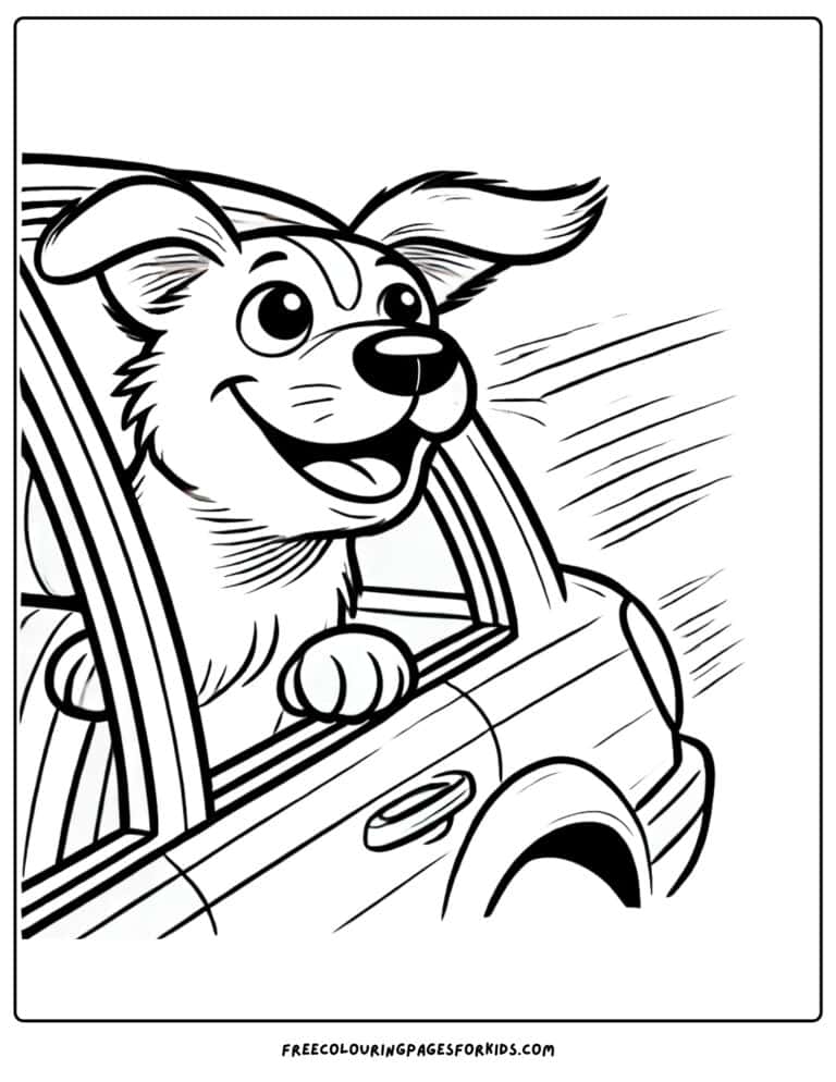 54 Dog Coloring Pages