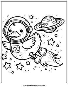 23 Duck Coloring Pages