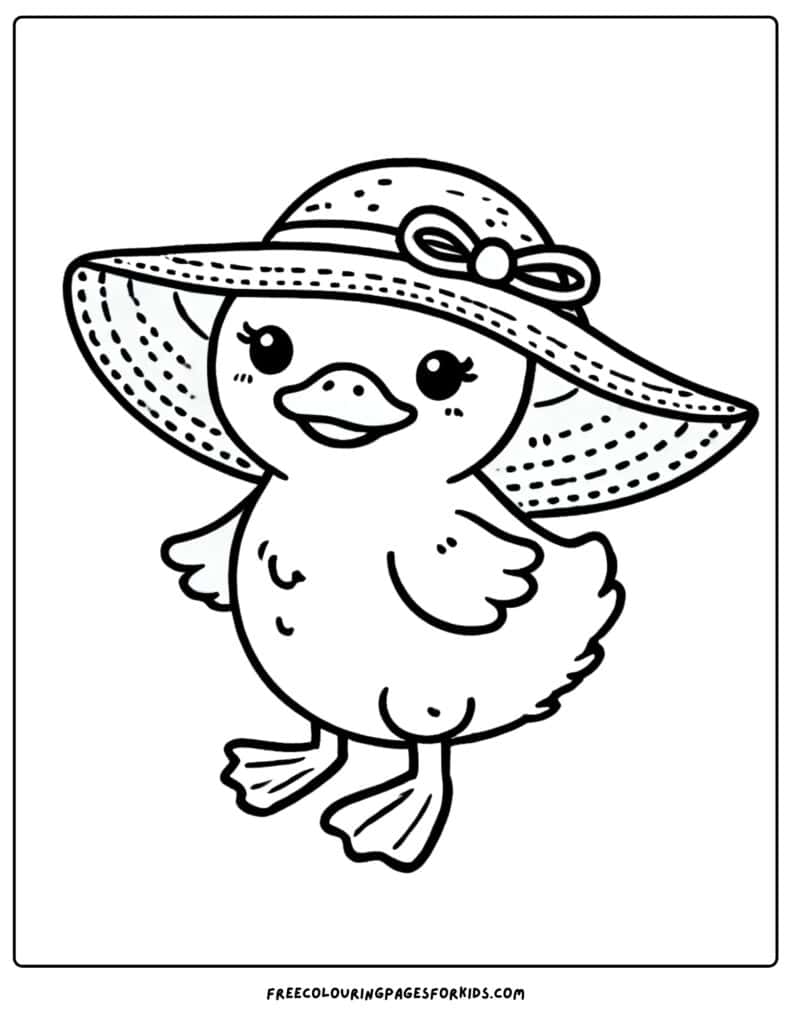 23 Duck Coloring Pages
