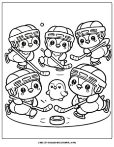 23 Ice Hockey Coloring Pages