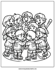 23 Ice Hockey Coloring Pages