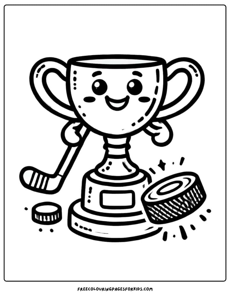 23 Ice Hockey Coloring Pages