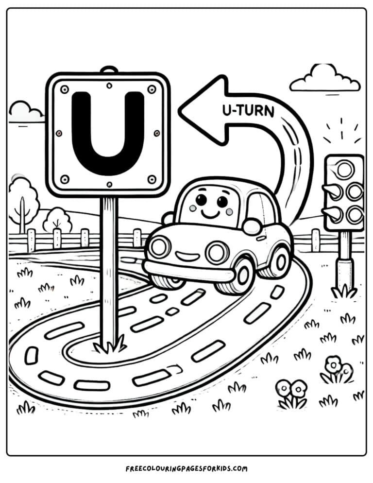 12 Letter U Coloring Pages