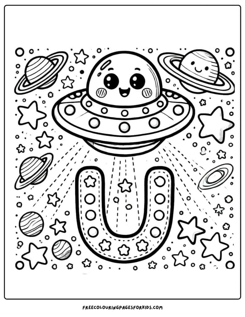 12 Letter U Coloring Pages