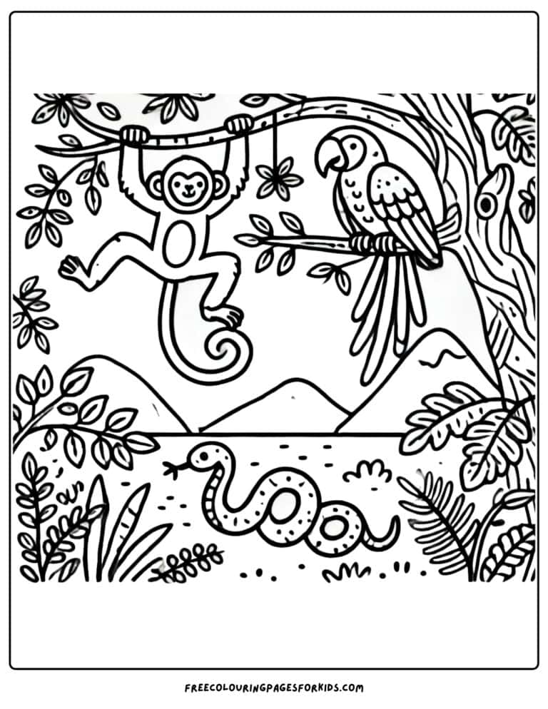 24 Nature Coloring Pages
