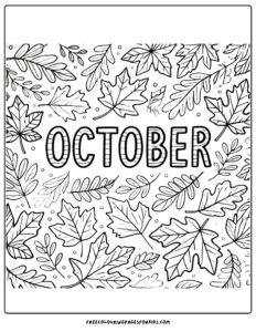29 October Coloring Pages