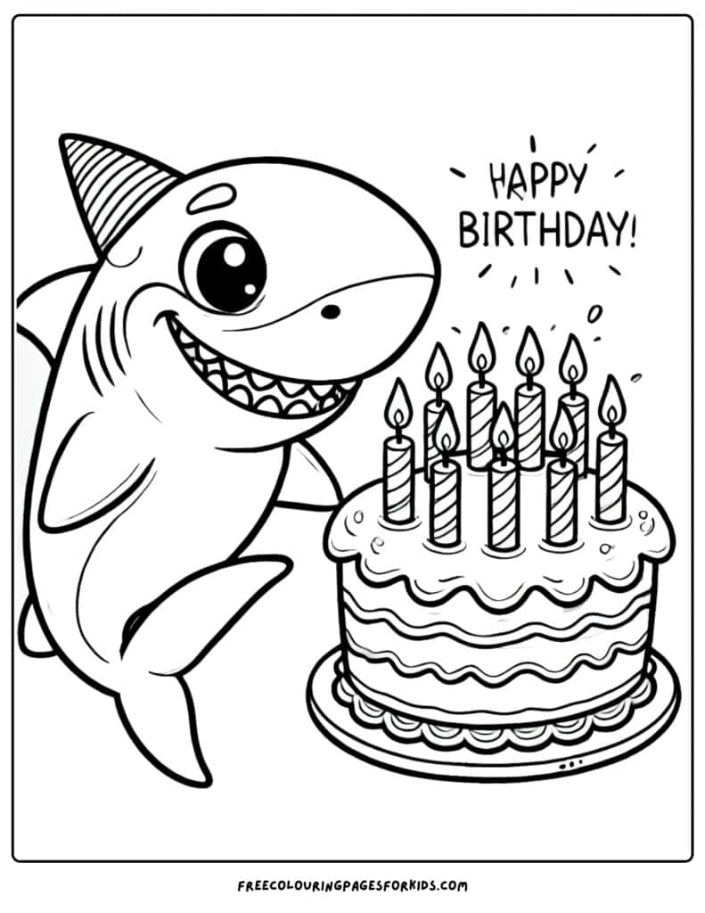 22 Shark Coloring Pages - Coloring For Kids
