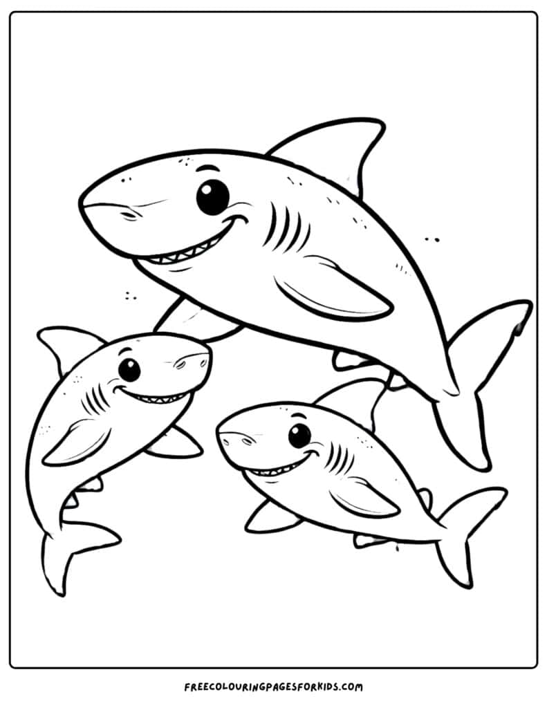 22 Shark Coloring Pages - Coloring For Kids