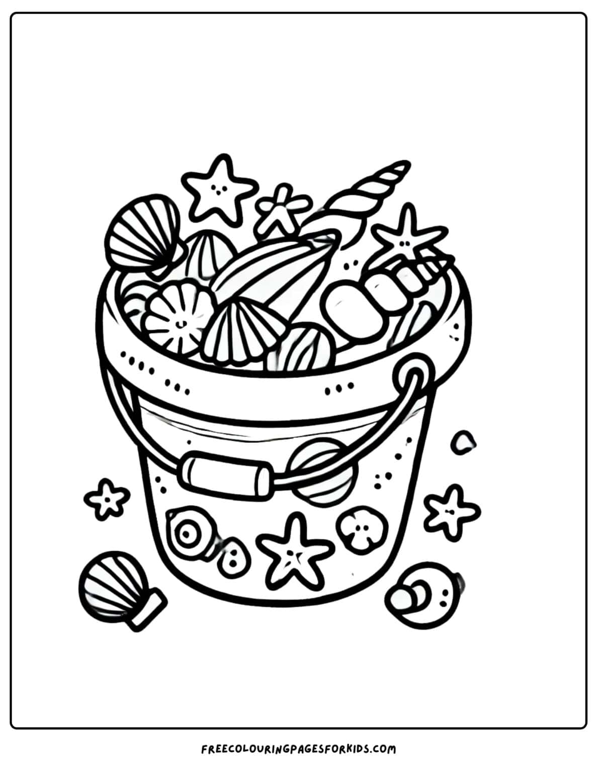 31 Shell Coloring Pages