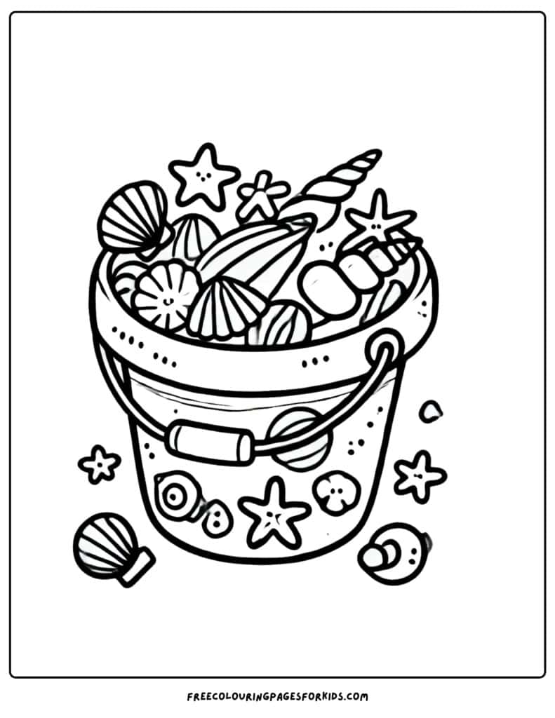 31 Shell Coloring Pages