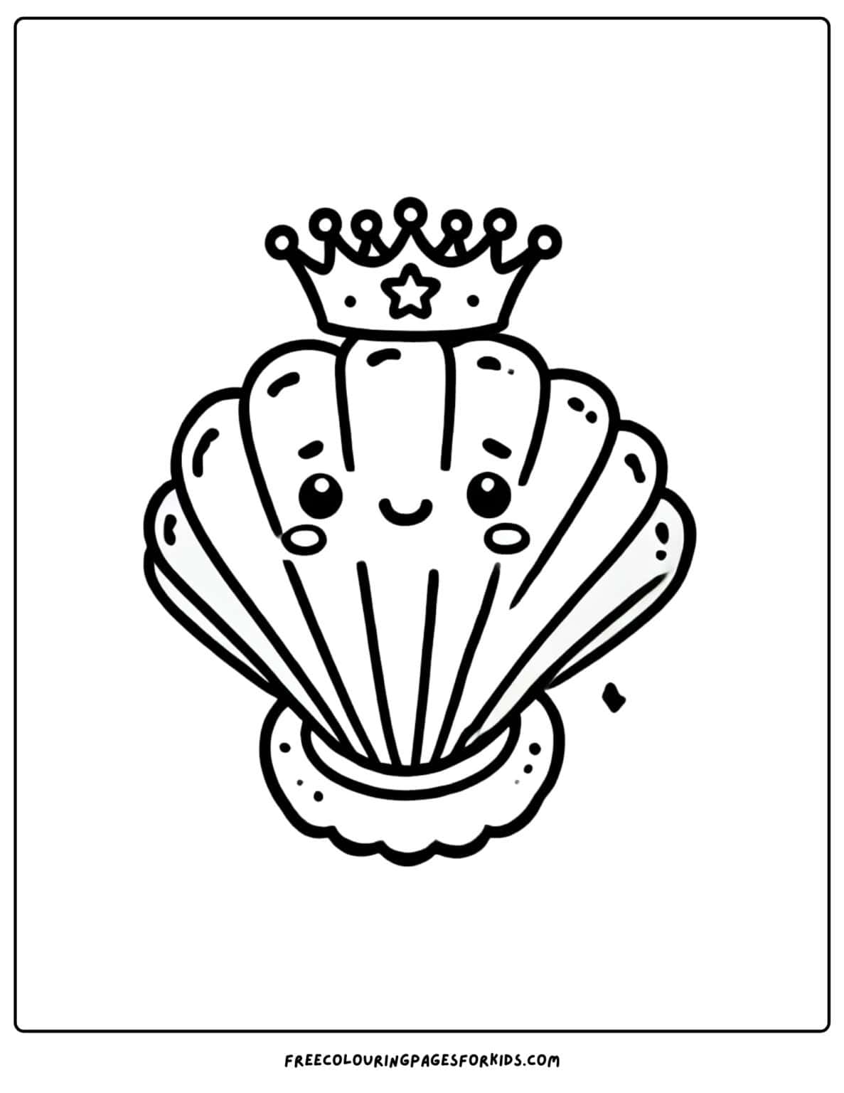 31 Shell Coloring Pages