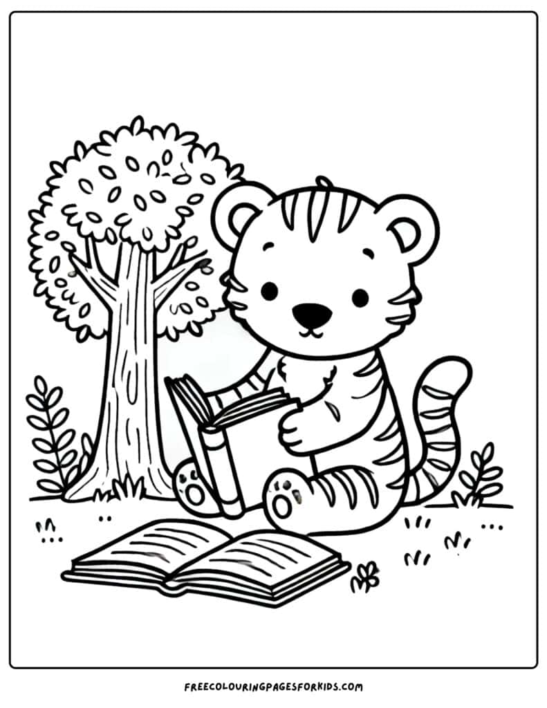 21 Tiger Coloring Pages