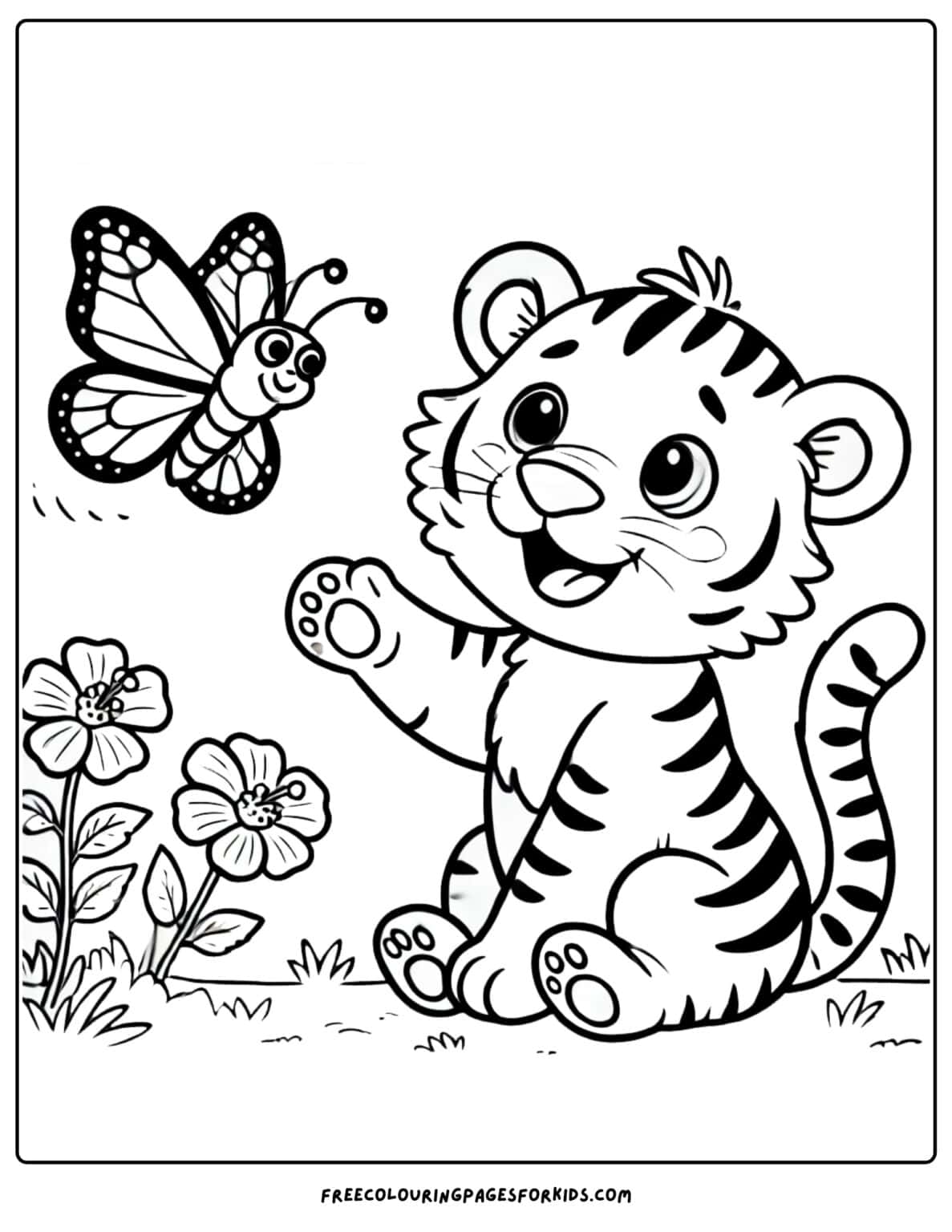 21 Tiger Coloring Pages