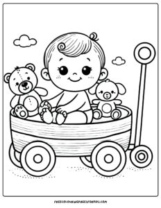26 Baby Coloring Pages - Coloring For Kids