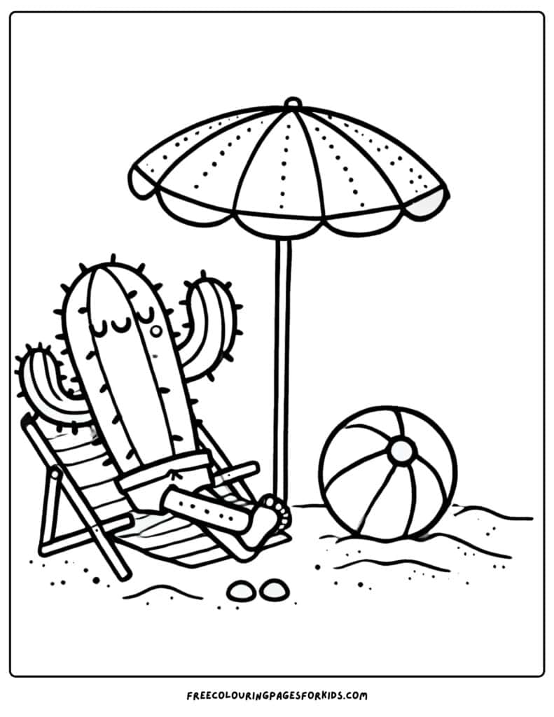 26 Cactus Coloring Pages