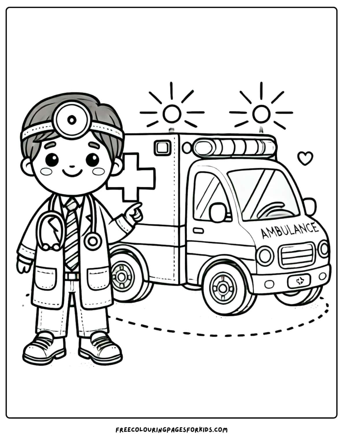 20 Doctor Coloring Pages