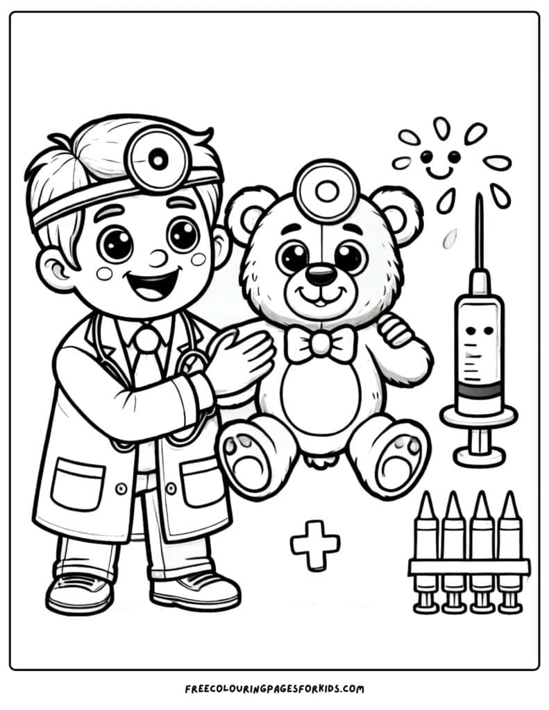 20 Doctor Coloring Pages