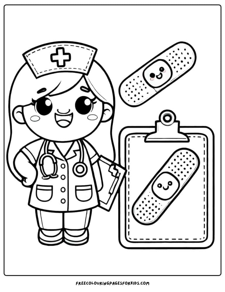20 Doctor Coloring Pages