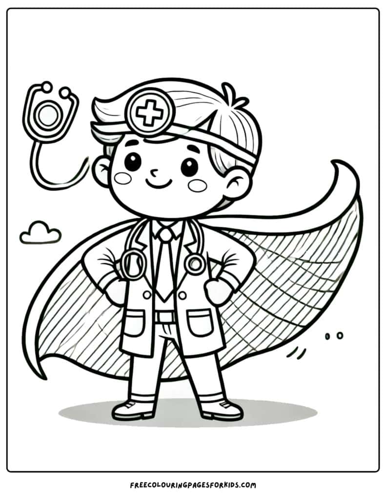 20 Doctor Coloring Pages