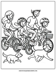 25 Family Coloring Pages