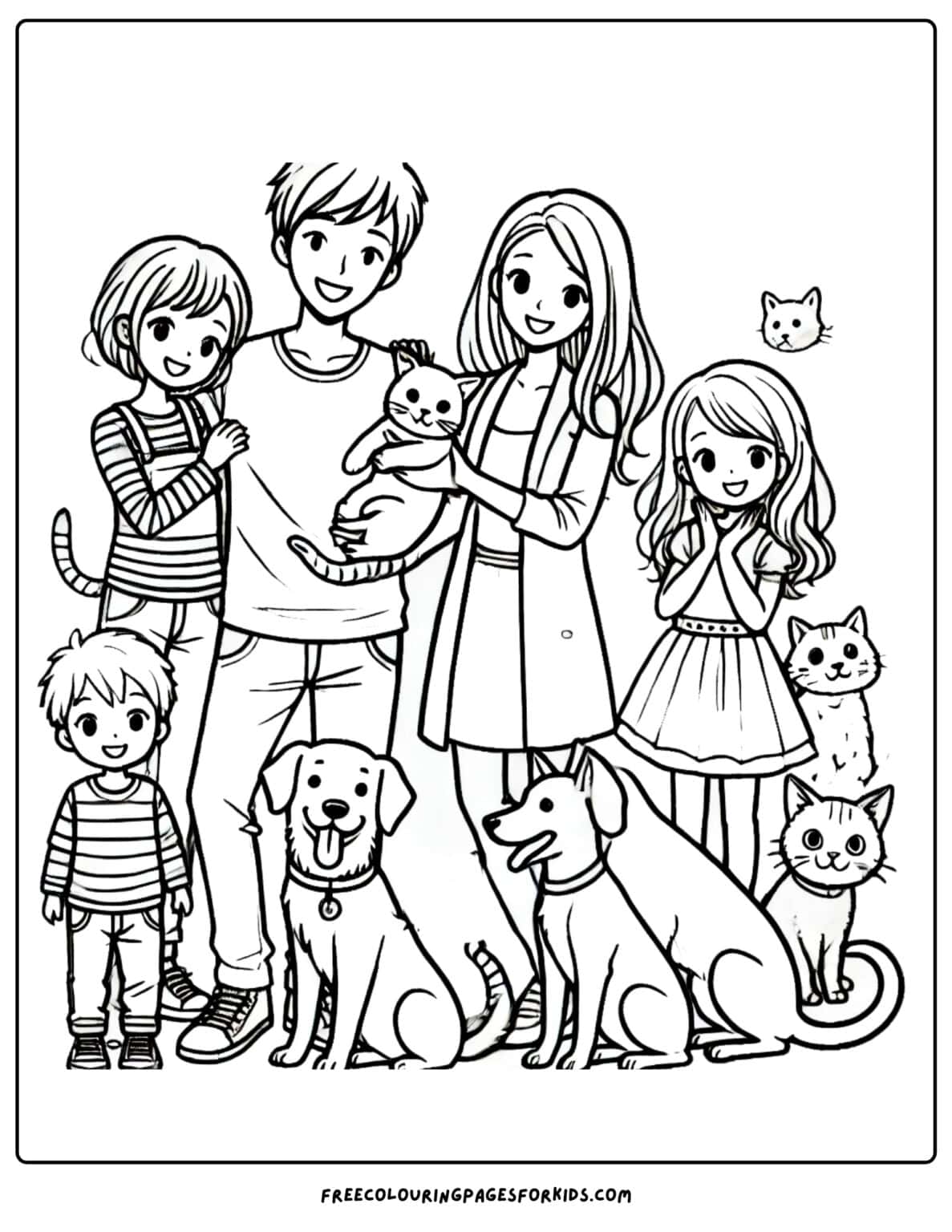 25 Family Coloring Pages - Coloring Pages For Kids