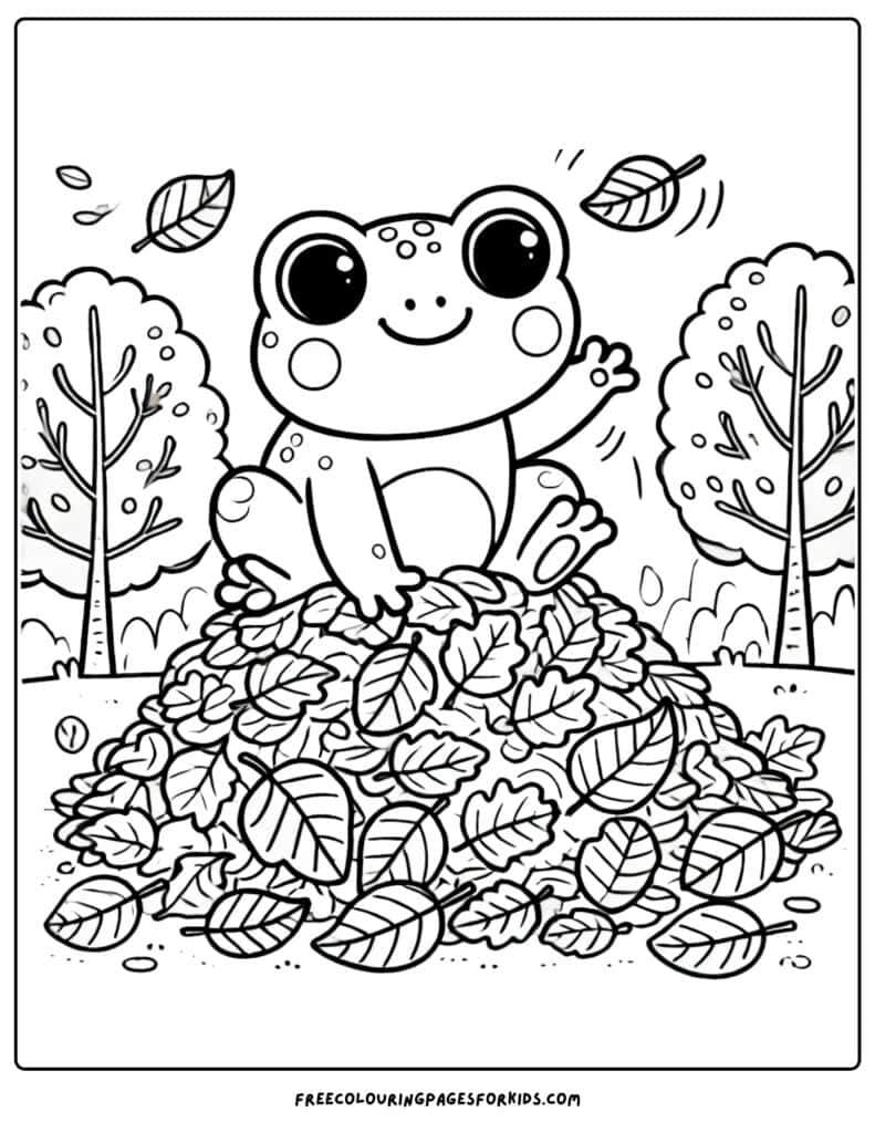 30 Frog Coloring Pages