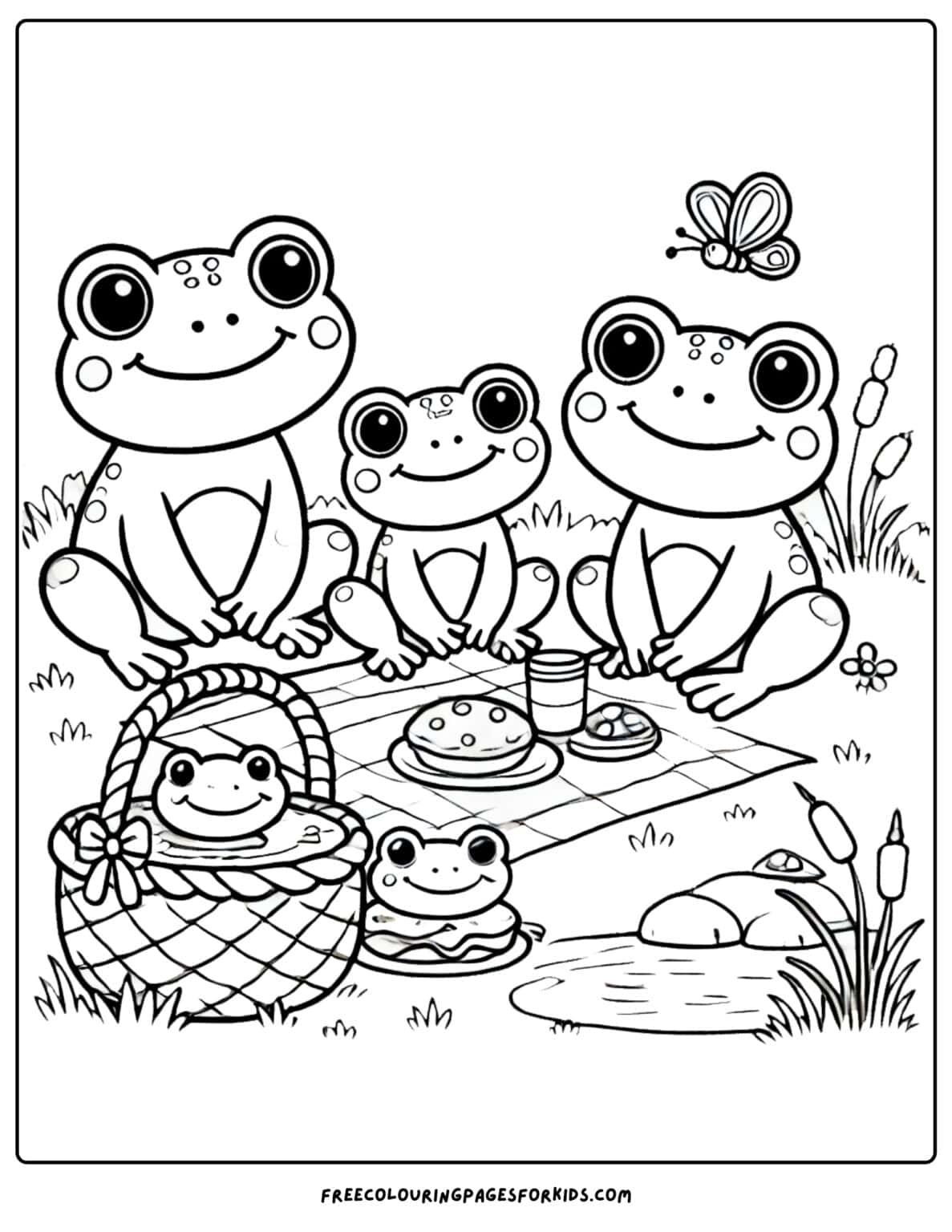 30 Frog Coloring Pages