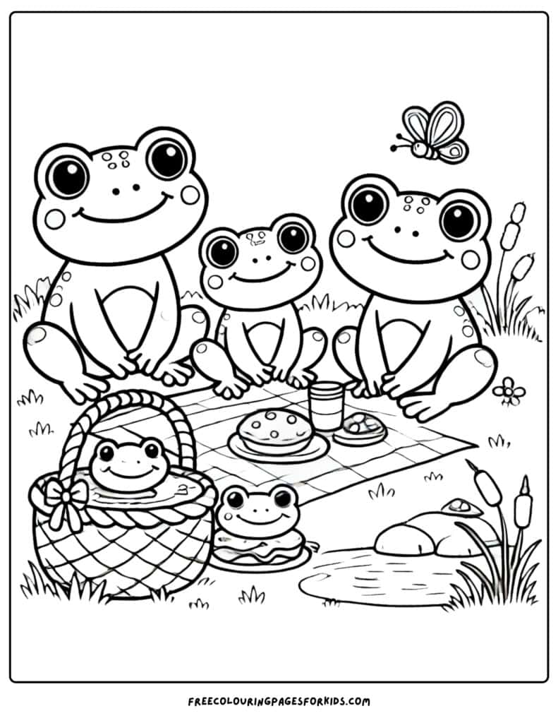 30 Frog Coloring Pages