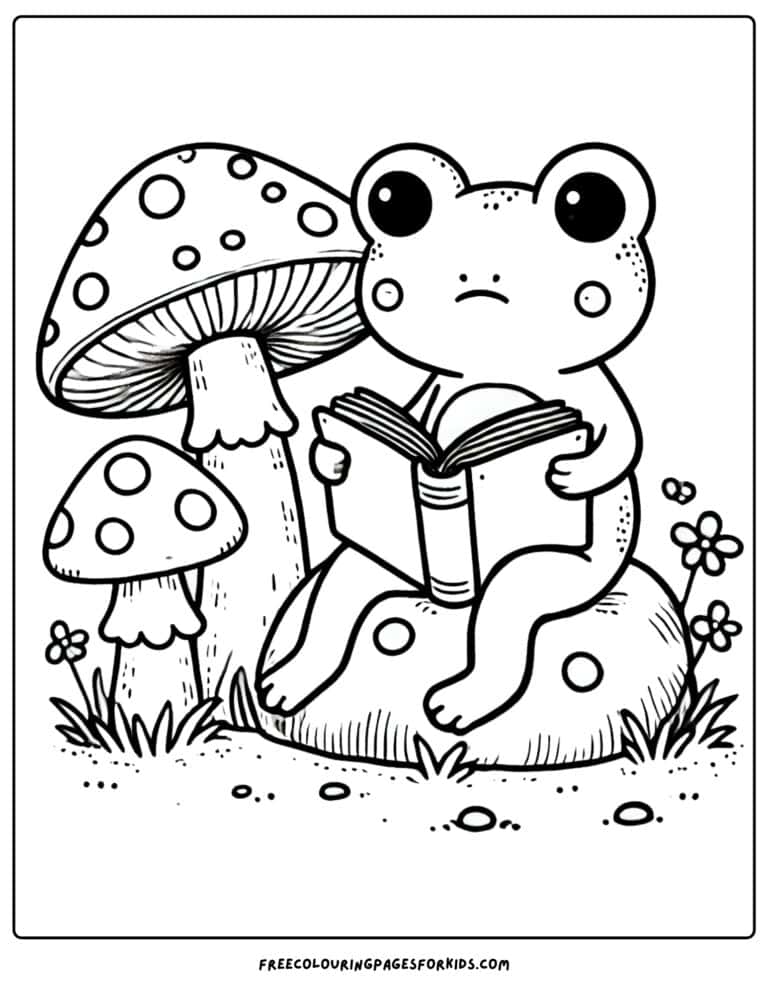30 Frog Coloring Pages