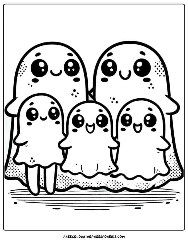 24 Ghost Coloring Pages - Coloring For Kids