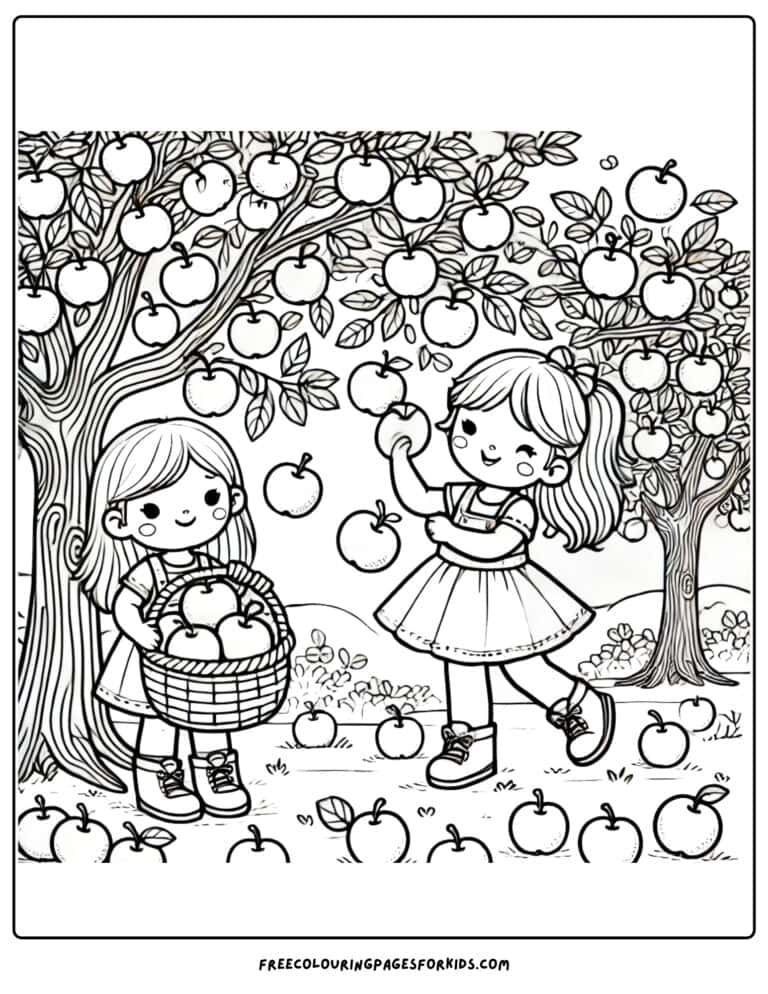 32 Harvest Coloring Pages - Coloring For Kids