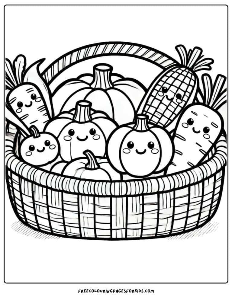 32 Harvest Coloring Pages - Coloring For Kids