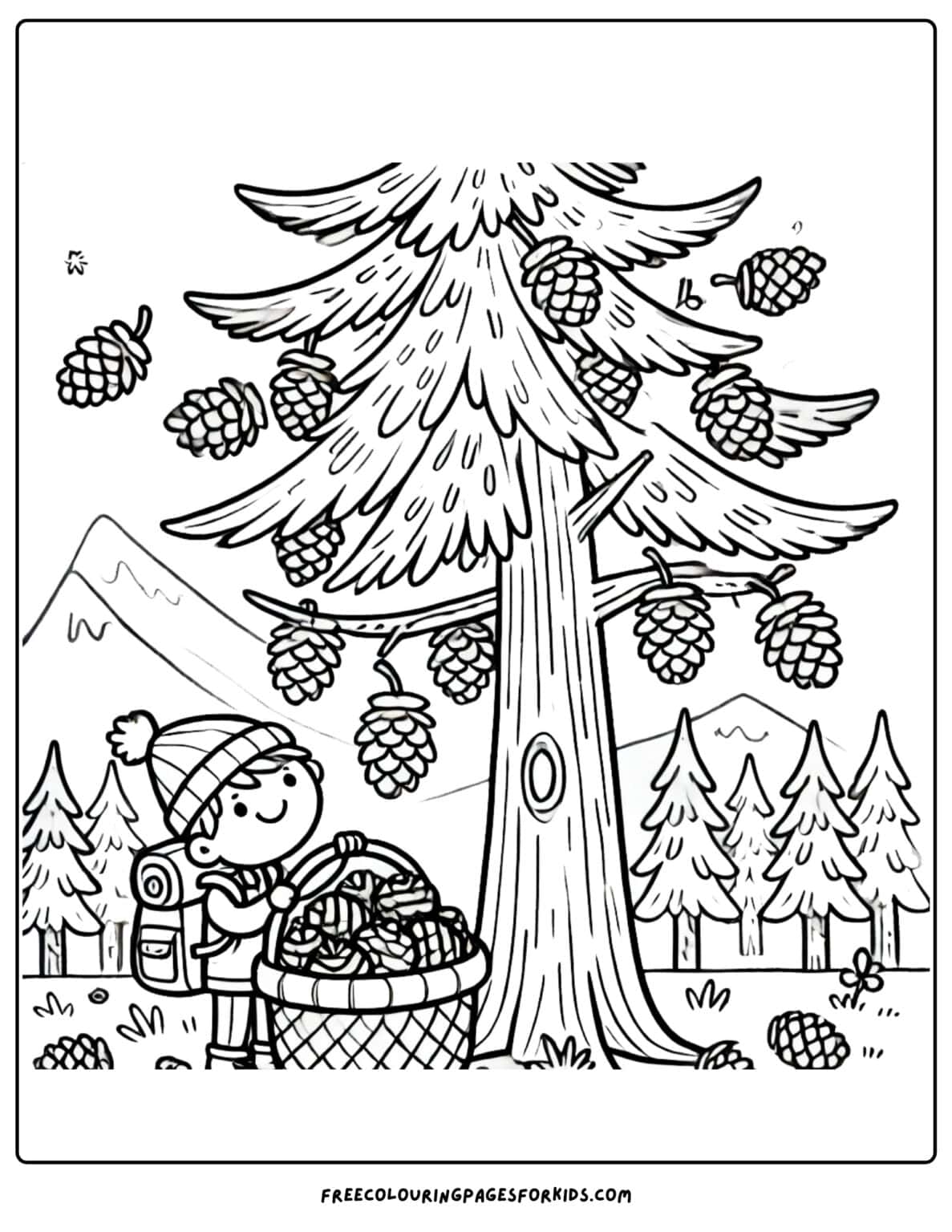 25 Hiking Coloring Pages