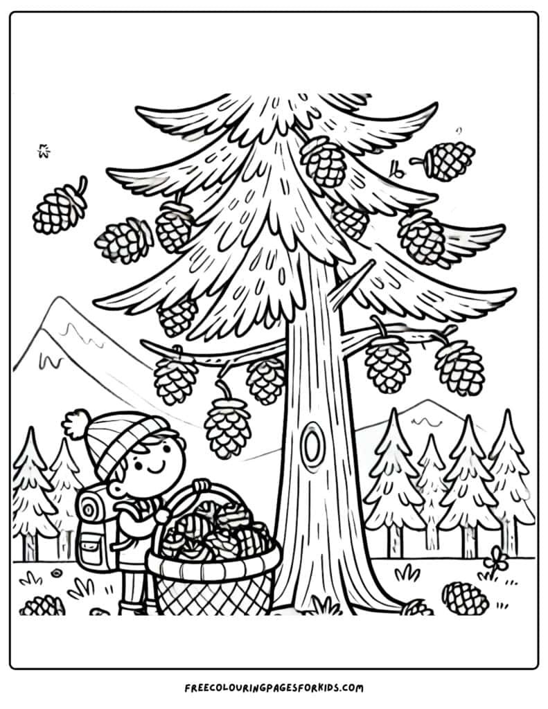 25 Hiking Coloring Pages