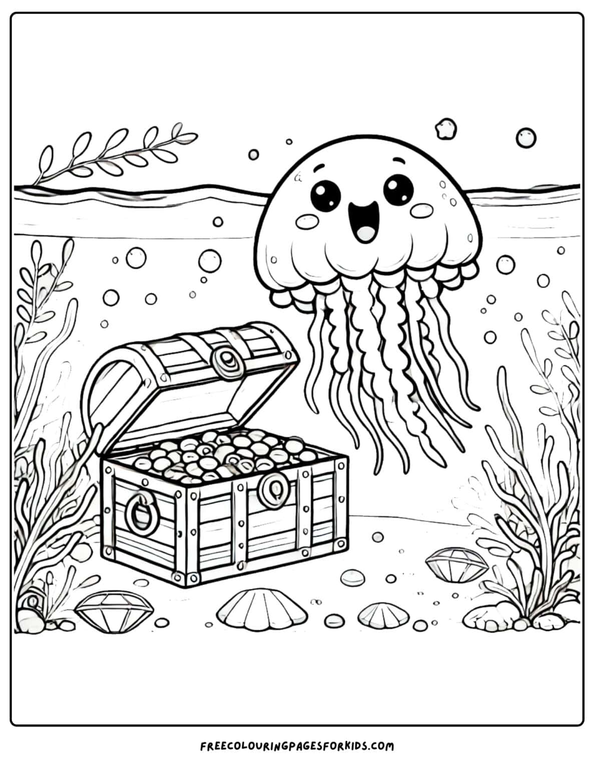 26 Jellyfish Coloring Pages