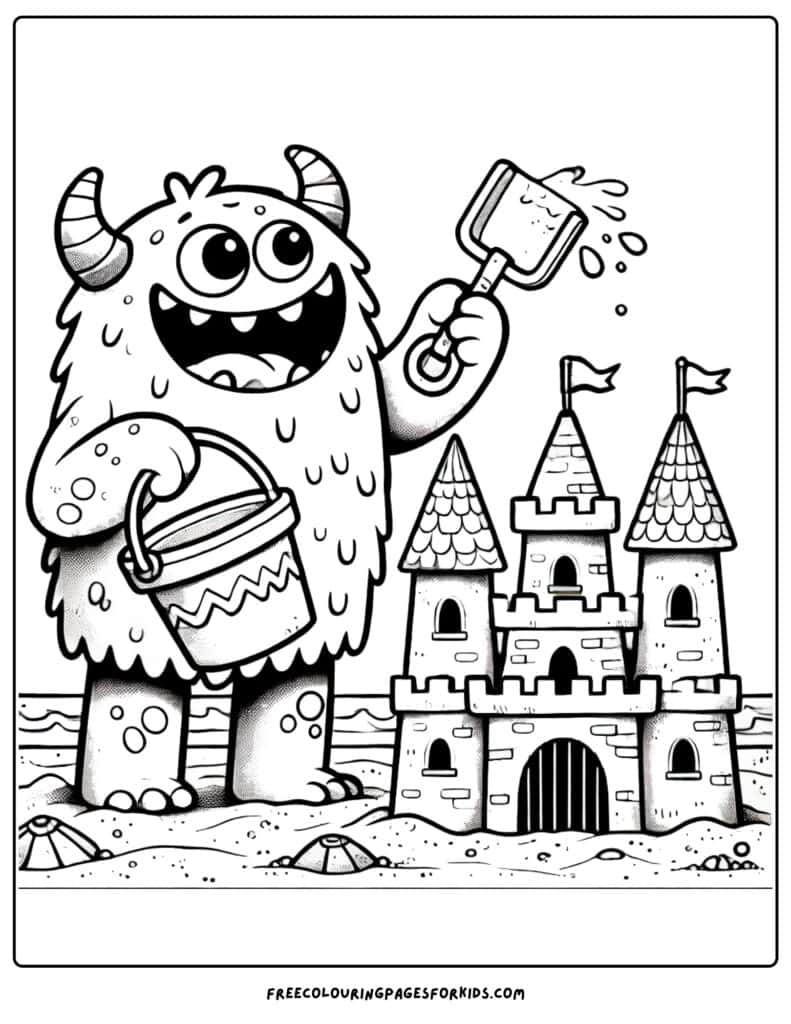 44 Monster Coloring Pages - Coloring Pages For Kids