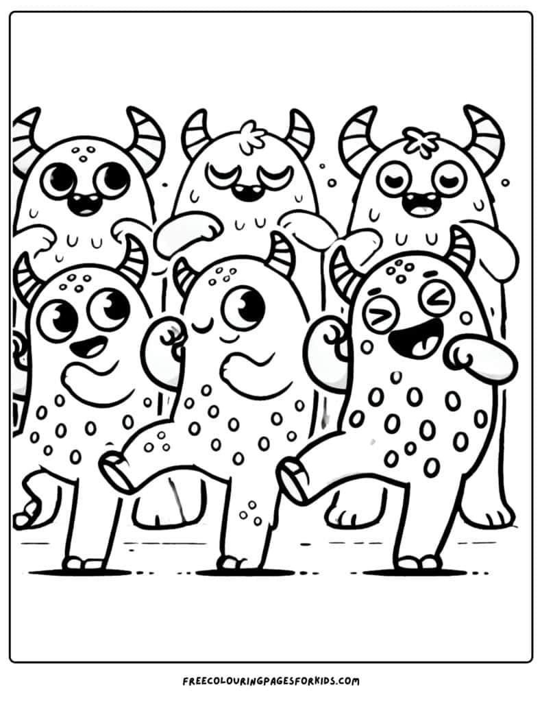 44 Monster Coloring Pages - Coloring Pages For Kids
