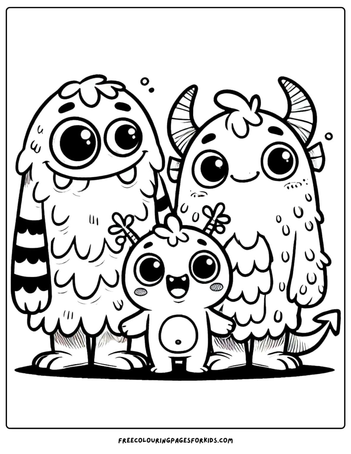 44 Monster Coloring Pages - Coloring Pages For Kids