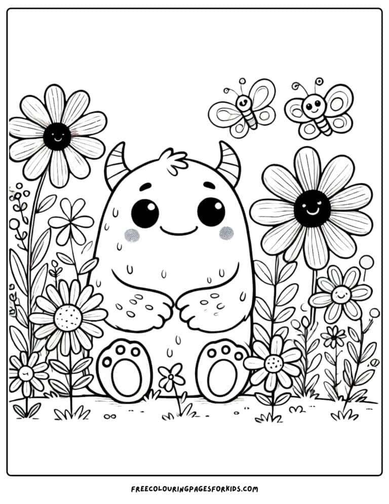 44 Monster Coloring Pages - Coloring Pages For Kids