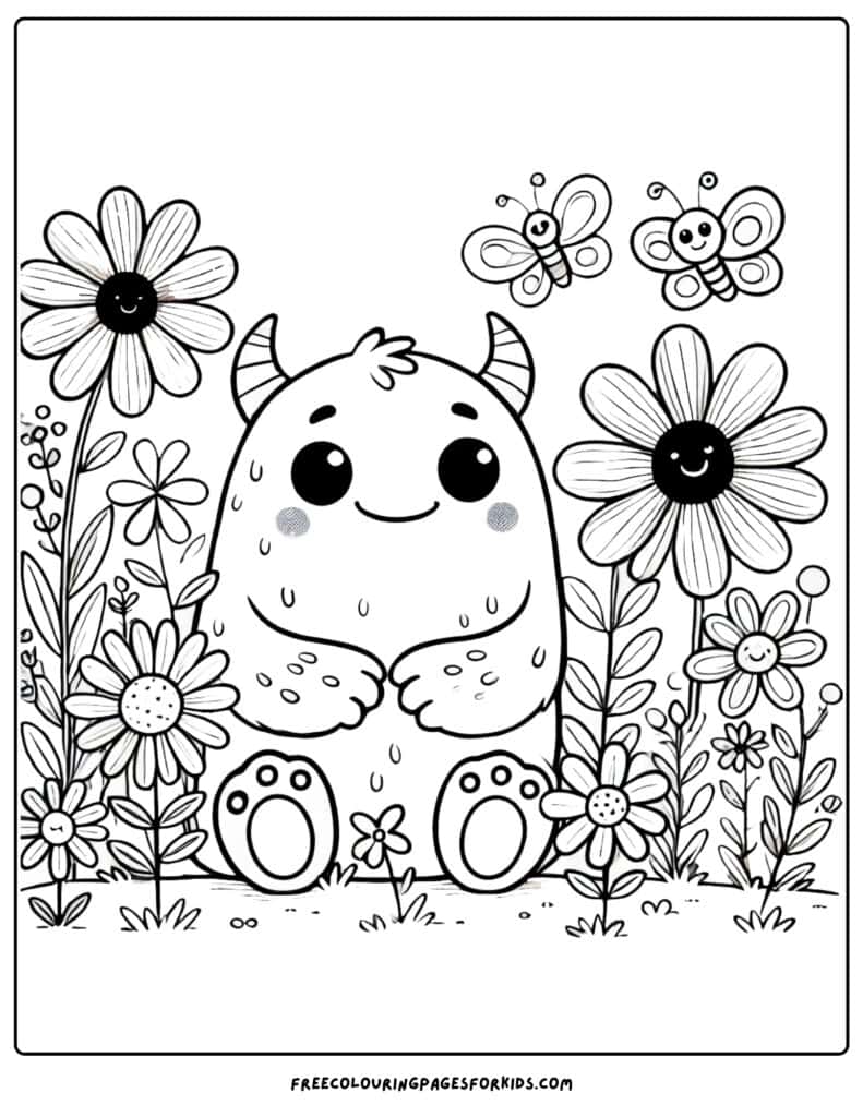 44 Monster Coloring Pages - Coloring Pages For Kids