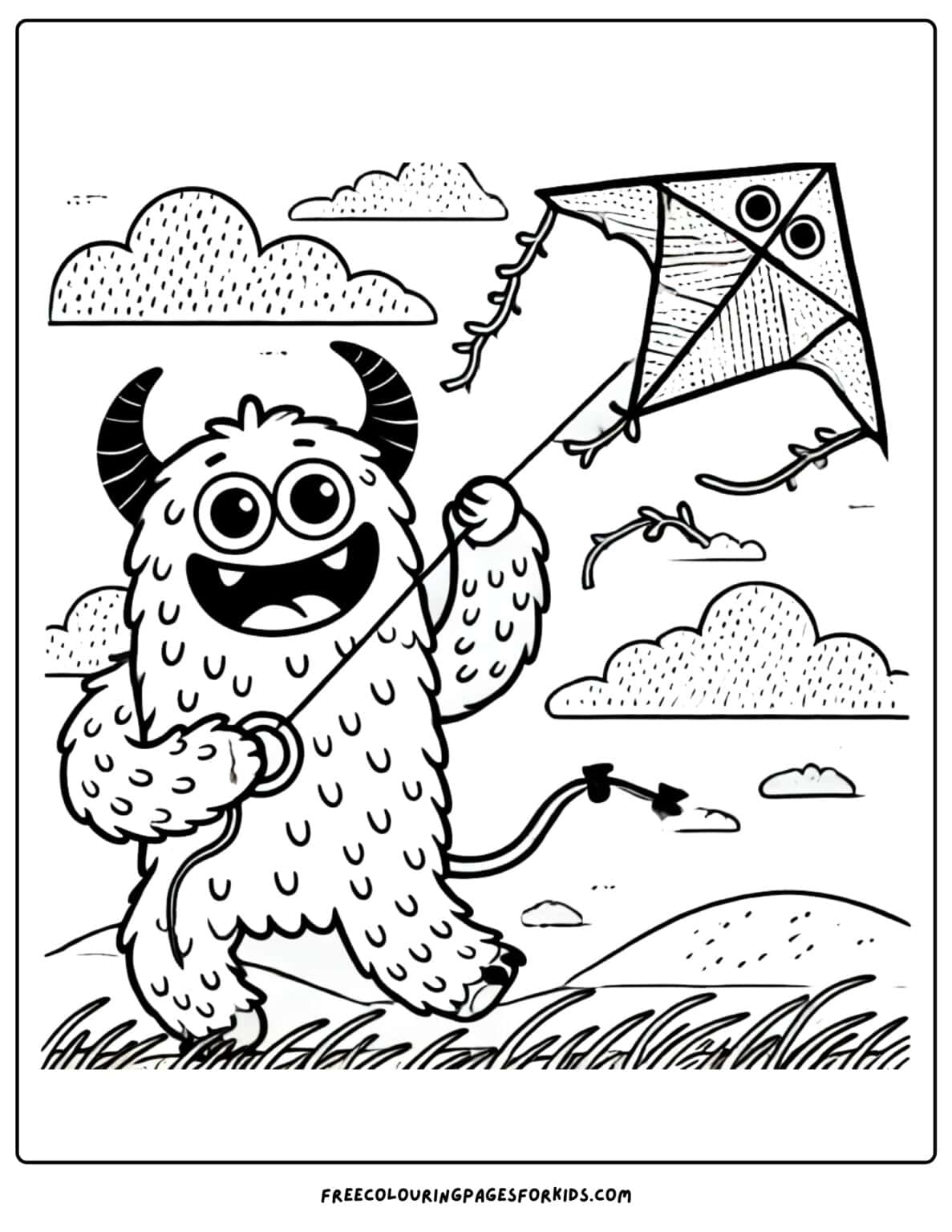 44 Monster Coloring Pages - Coloring Pages For Kids