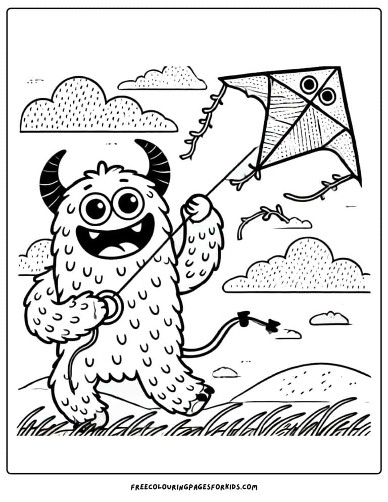 44 Monster Coloring Pages - Coloring Pages For Kids