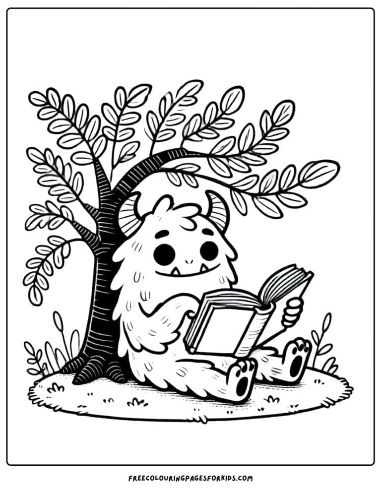 44 Monster Coloring Pages - Coloring Pages For Kids