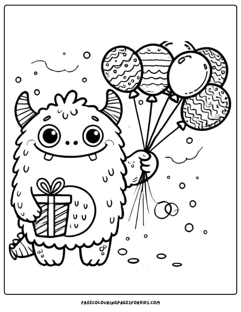 44 Monster Coloring Pages - Coloring Pages For Kids