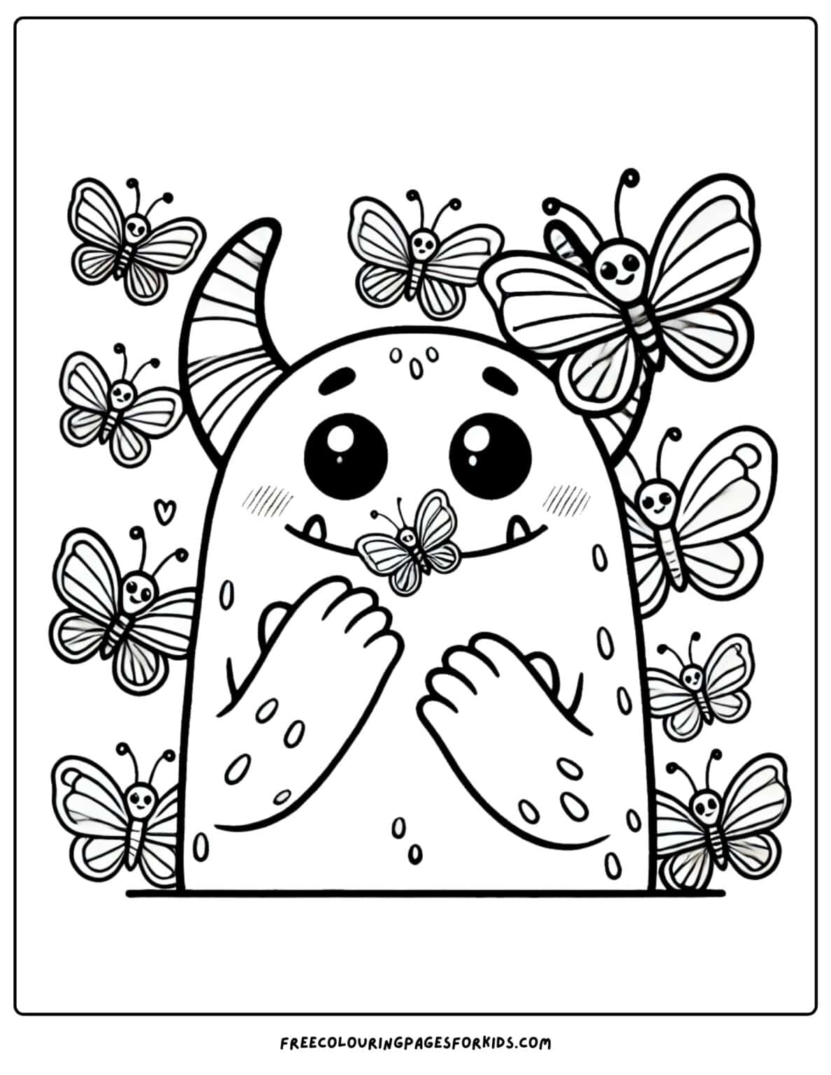 44 Monster Coloring Pages - Coloring Pages For Kids